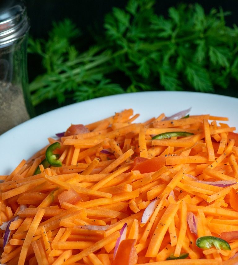 Carottes râpée graines de tournesol - Harmonie des Menus